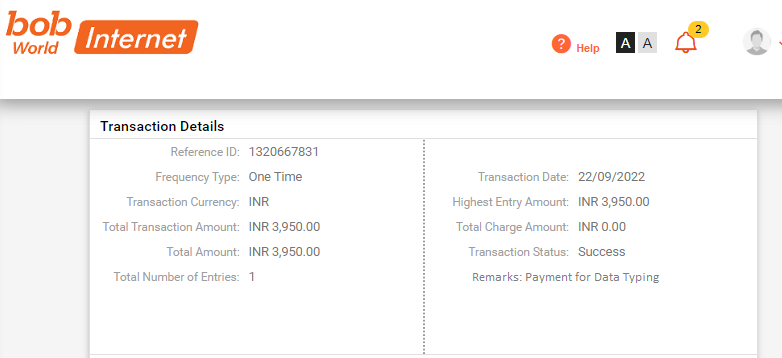 Payment Proof Vitech LLP
